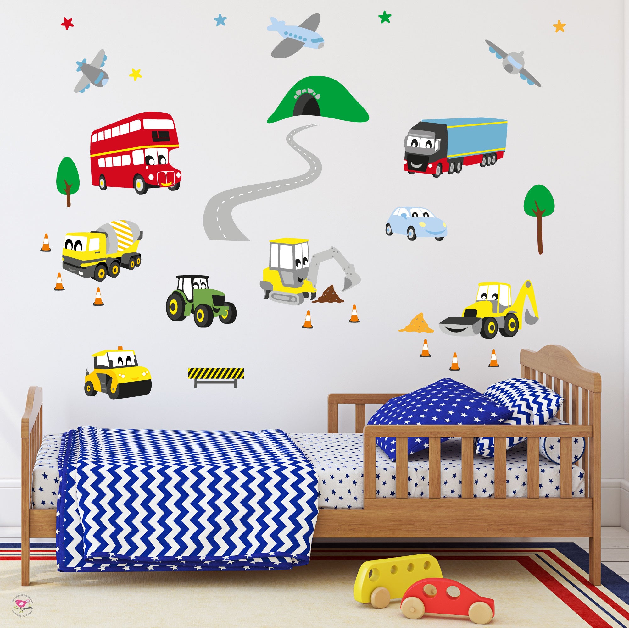 Transport Wall Stickers – Enchanted Interiors