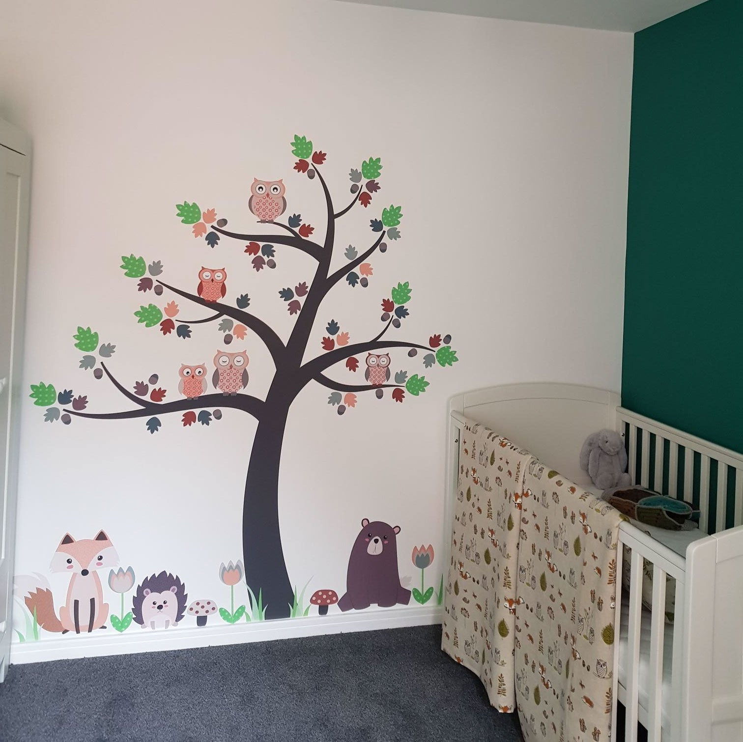 Woodland Animal Nursery Wall Stickers